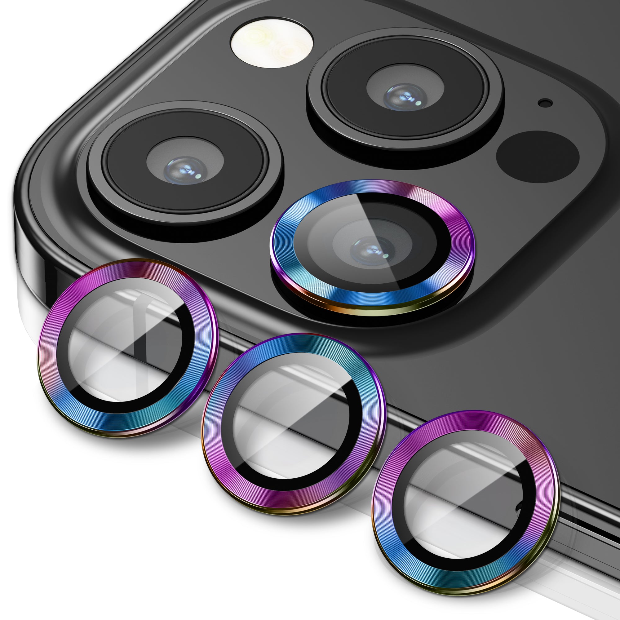 Hoerrye iPhone 14 Pro Max & iPhone 14 Pro Camera Lens Protector - Colo
